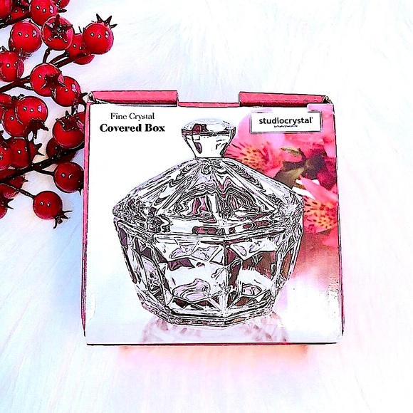 Godinger | Accents | Studio Crystal Fine Crystal Covered Box | Poshmark